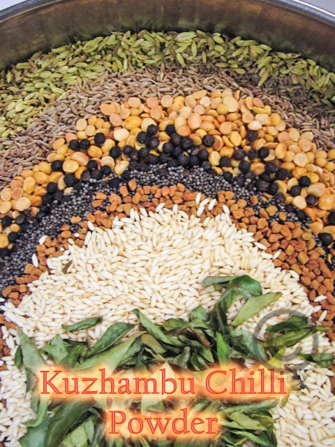 VIRUNTHU UNNA VAANGA: KUZHAMBU MILAGAI PODI I HOMEMADE KUZHAMBU CHILLI ...