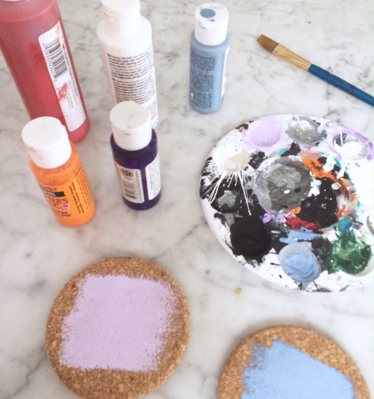 DIY Calligraphy Coasters - Hostess Gift - Harlow & Thistle