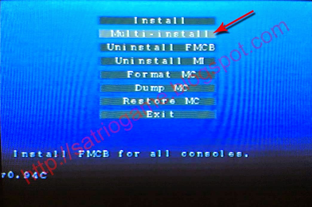 Free Memory Card Boot (FMCB) 1.8c Installer
