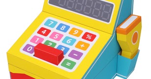 Cash Register Paper Toy | Paperized Crafts