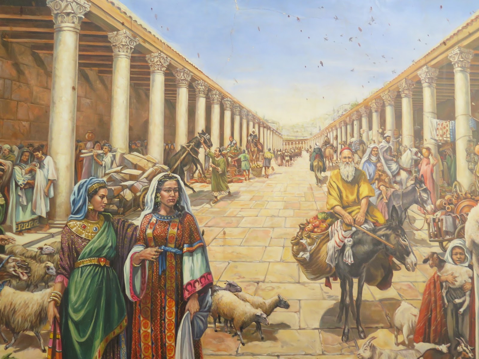 The Holyoaks in the Holy Land: The Cardo - Jewish Quarter of Jerusalem