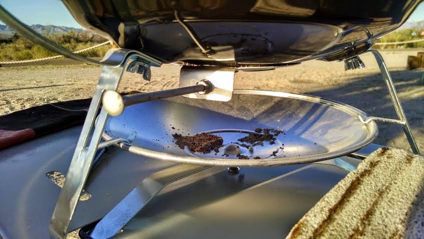 Nomadic RVers: Completed Modifications on The Weber Jumbo Joe BBQ