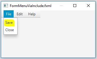 Reusing UI Sections in FXML and Scene Builder