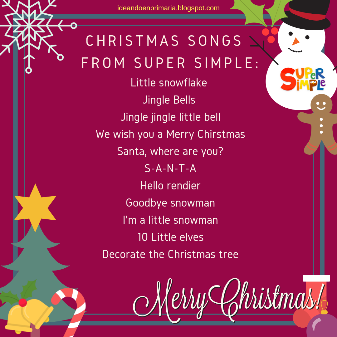 IDEAS EN EL AULA DE PRIMARIA CHRISTMAS SONGS FOR ENFANT EDUCATION ideas-en-el-aula-de-primaria-christmas-songs-for-enfant-education