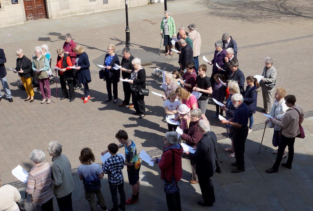 Nigel Fisher's Brigg Blog: BRIGG WALK OF WITNESS PROCESSION - EASTER 2019
