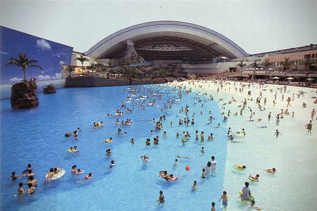 The World's largest indoor beach: Seagaia Ocean Dome