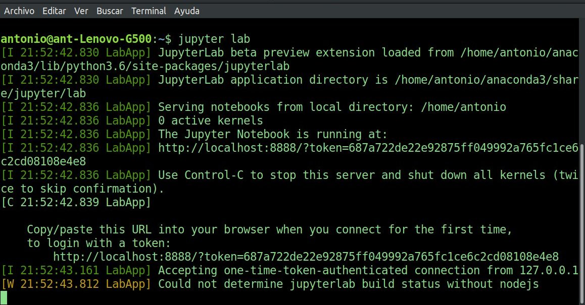 Python 3 para impacientes: Primeros pasos con JupyterLab