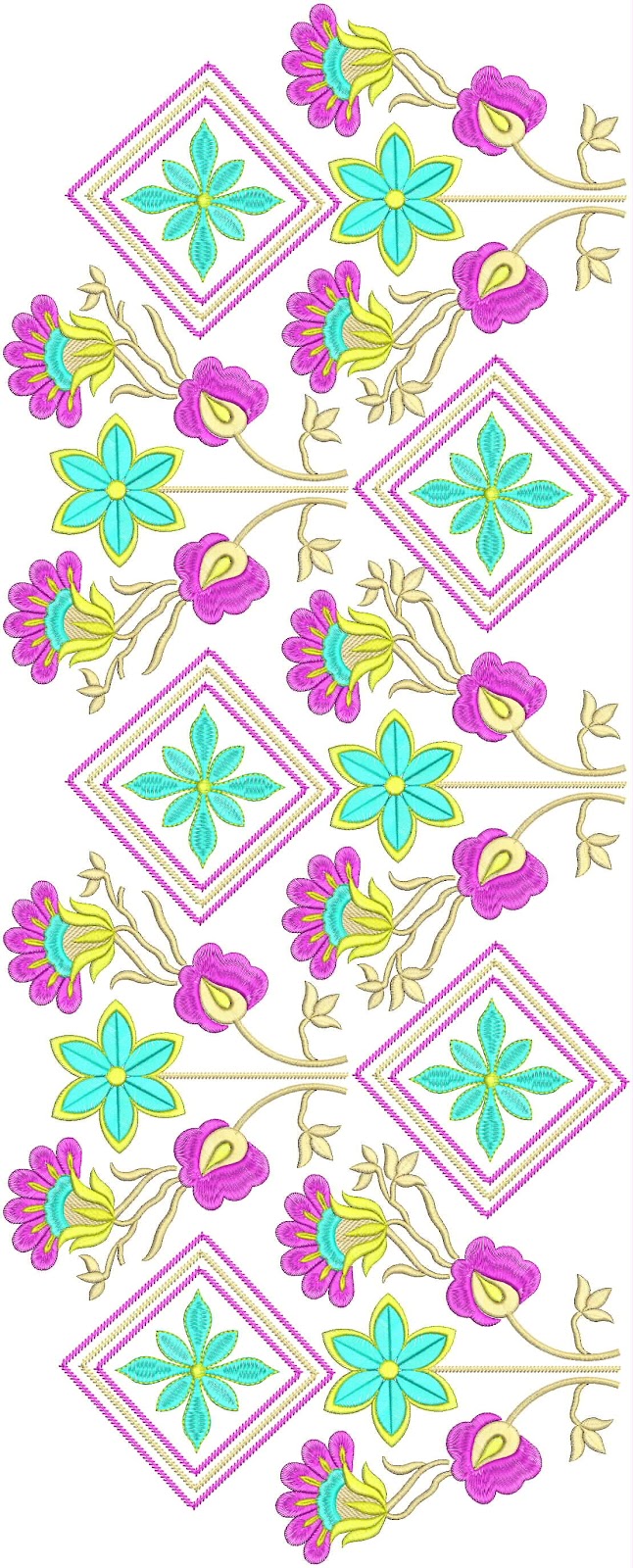 EmbDesignTube: All Over Jall Embroidery Design Download
