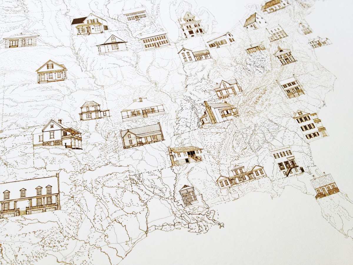 Turn-of-the-Centuries: STATE ARCHITECTURE Map-Drawing