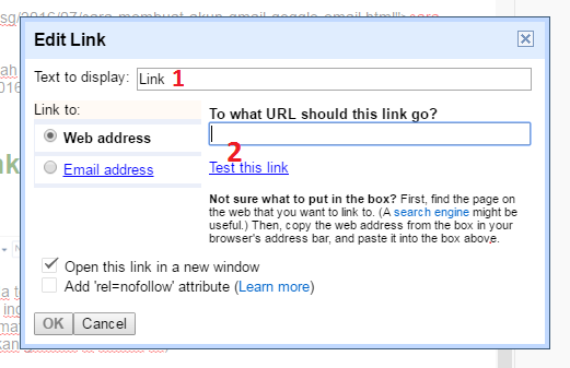 Cara memasang link antar halaman di blogspot - cara membuat blog ...