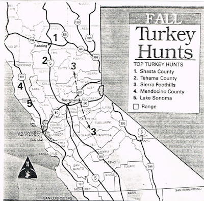 2023 California Turkey Hunting Maps Information, Where to Hunt, Call ...