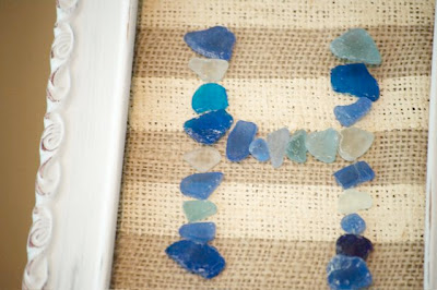 Social Salutations: Sea Glass Monogram Tutorial