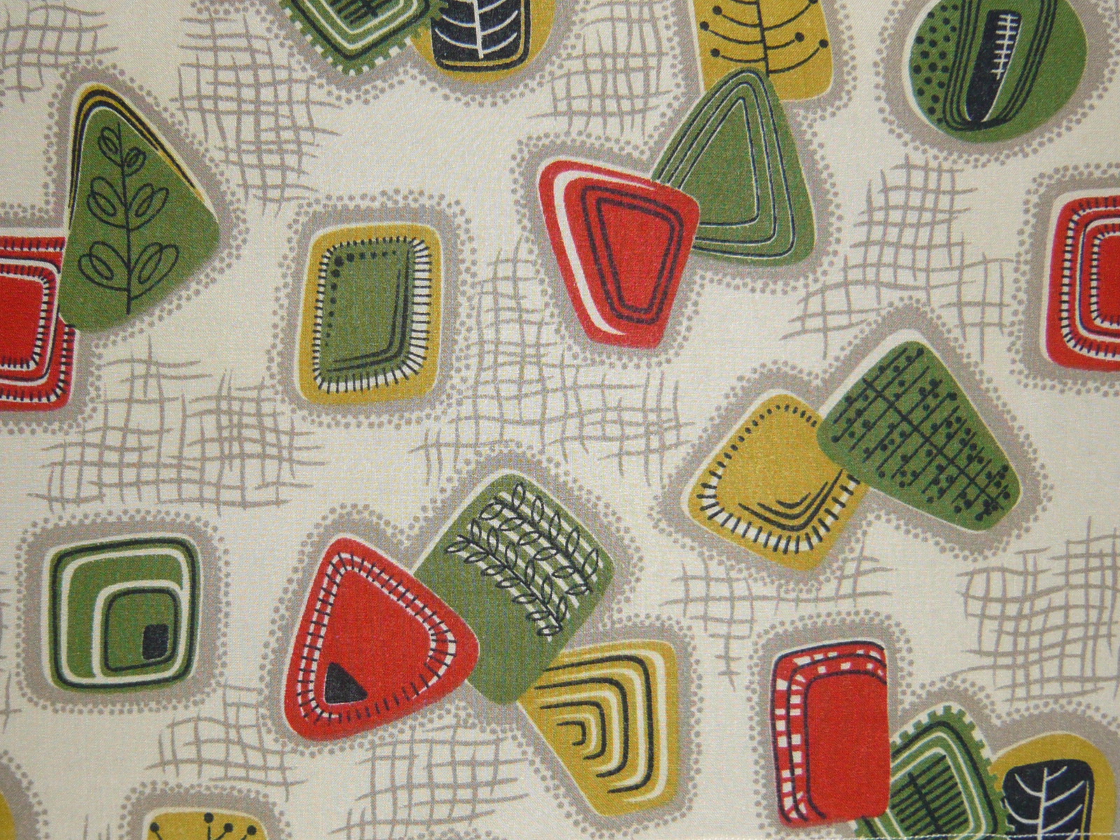 LOST IN THE 50's: Vintage fabrics