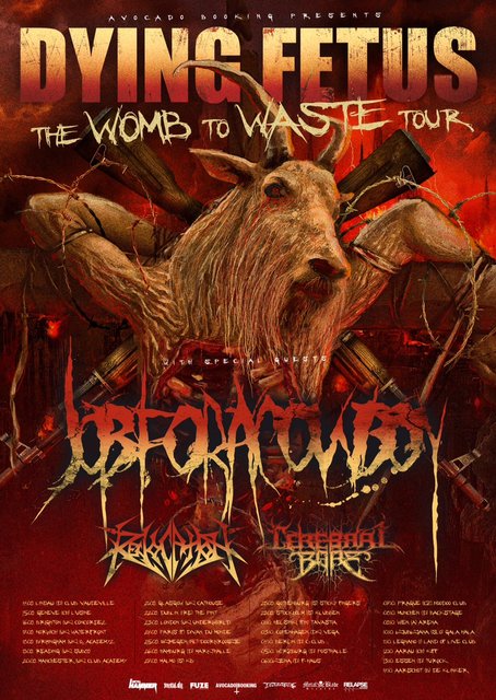 DYING FETUS Kick off "The Womb to Waste" European Tour Tomorrow ...