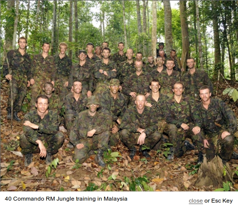 40th Commando RM Jungle training in Malaysia