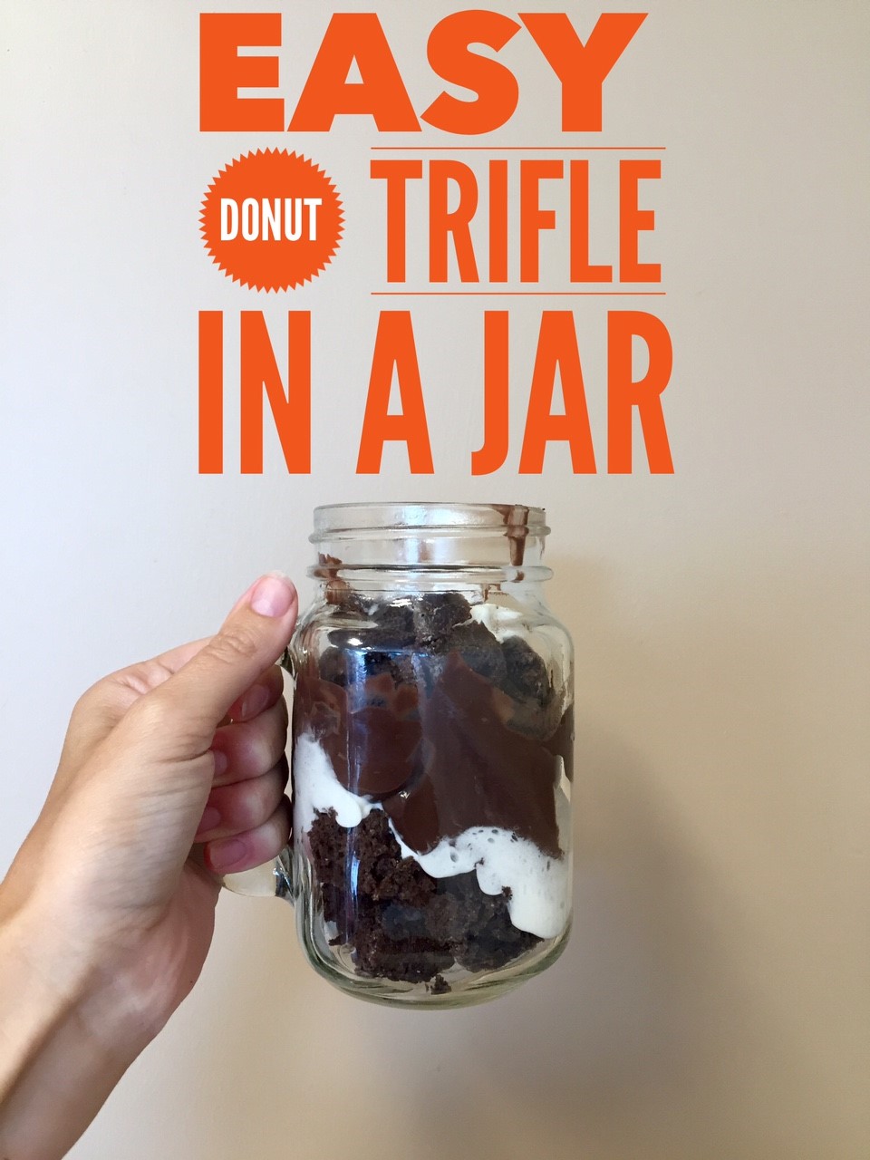 When Tara Met Blog: Easy Donut Trifle in a Jar - National Donut Day