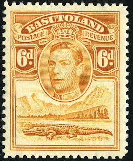 King George VI Postage Stamps: Basutoland 1938 (1st April) - 52 Bridger ...