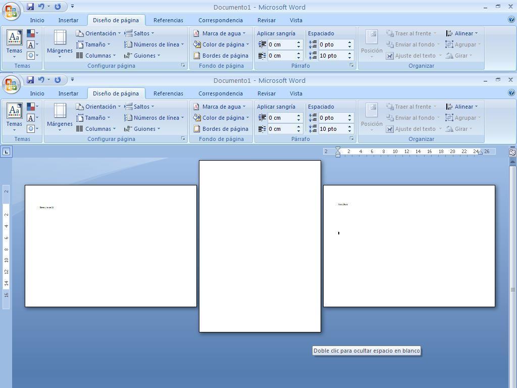 Que es ofimatica: Como insertar una hoja vertical y horizontal en word