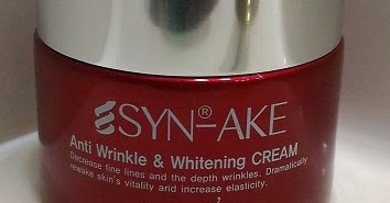 Review: Secret Key SYN-AKE Anti-Wrinkle & Whitening Cream