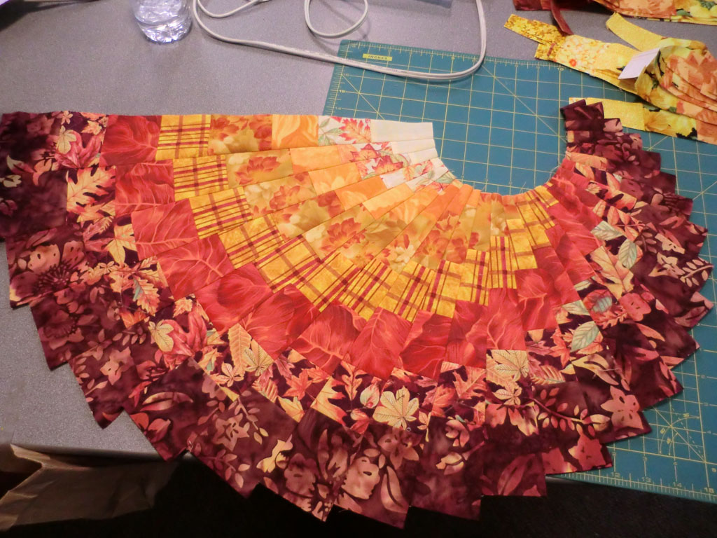 Bigfork Quilts Etc: Spicy Spiral Table Runner Class No. 2.