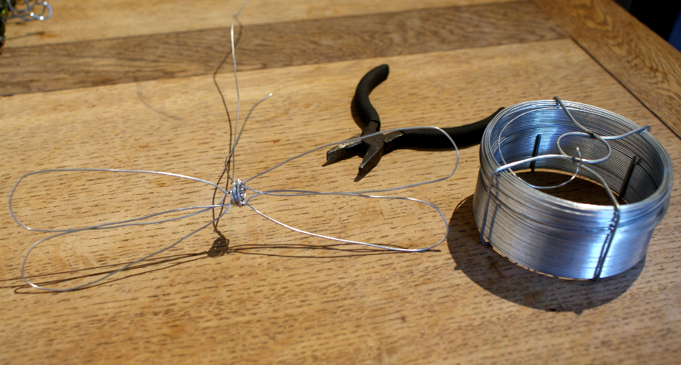 lightly enchanted: Glass Ball and Wire Cane Tops