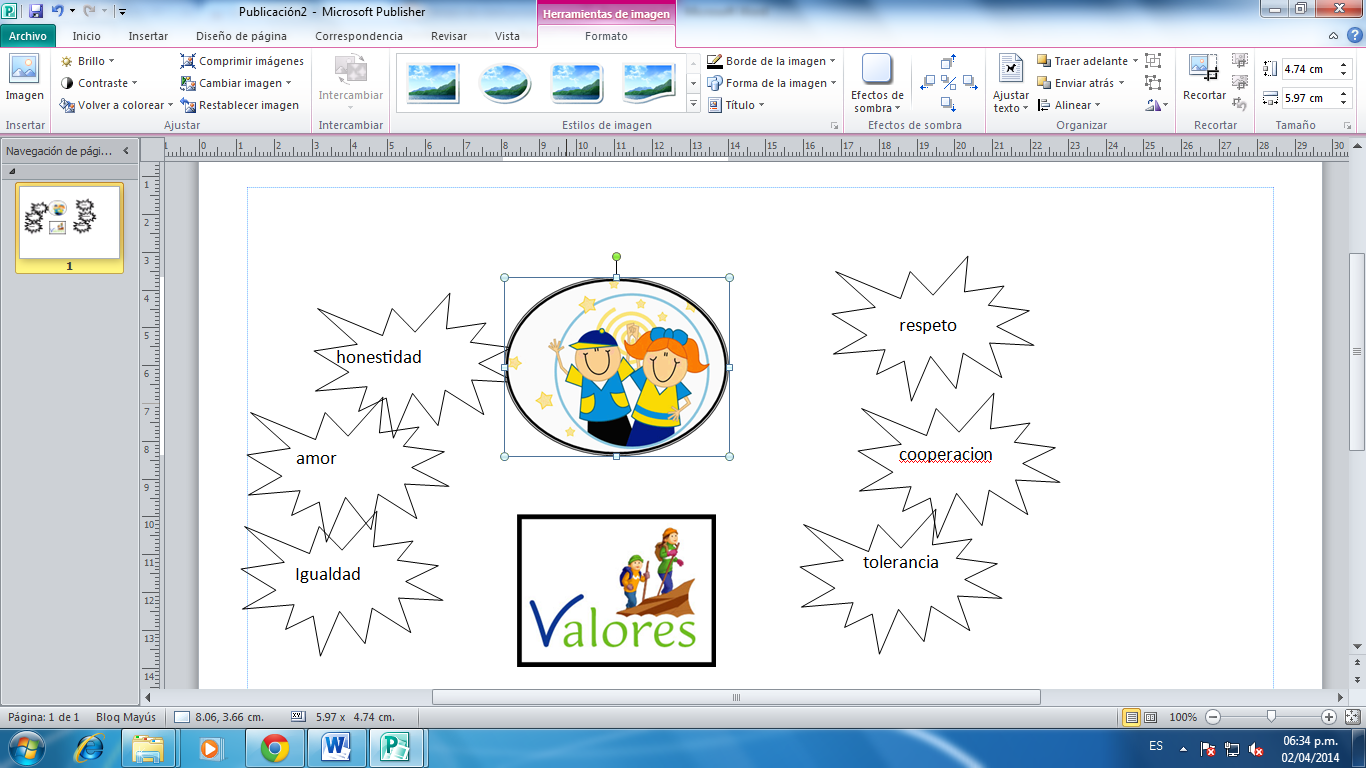 PRACTICAS DE PUBLISHER