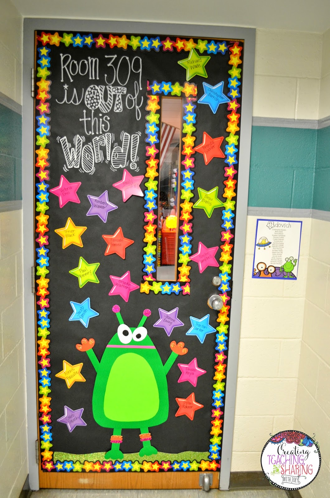 Pin by Cassy Siegler on Classroom Ideas | Space theme classroom, Door ...