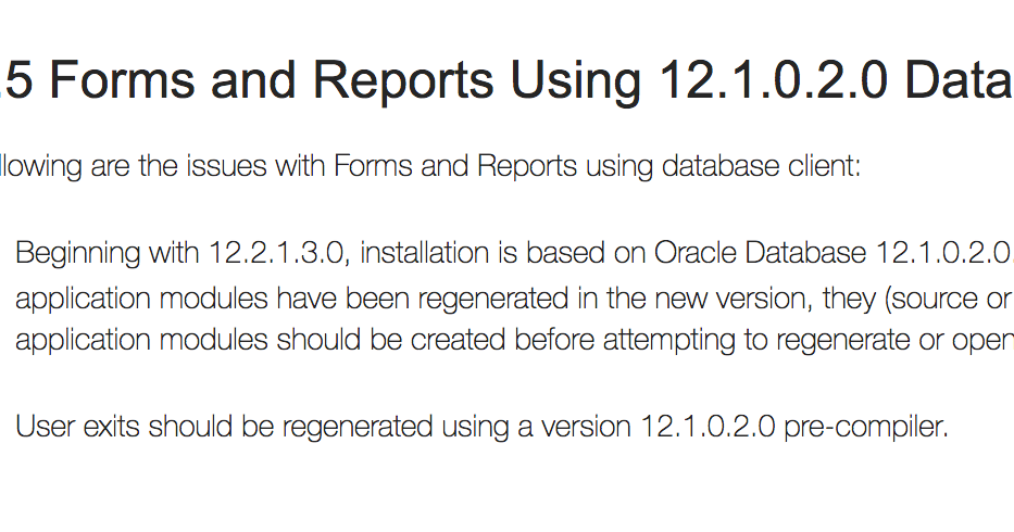 Oracle Forms 12.2.1.3.0 and the impact of new Required Support Files 12.1.0.2.0 ~ Dirk Nachbar ...