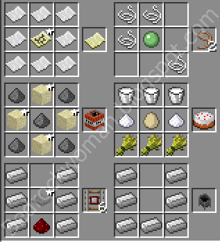 MINECRAFT: Todos los crafteos de minecraft 1.6.2