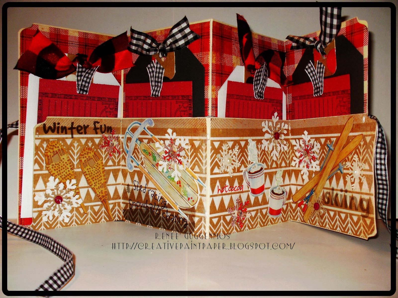 Creative Paint & Paper: Winter File Folder Project