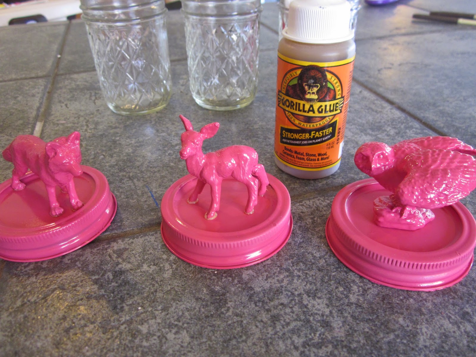 Queen B Creates: Animal Jars