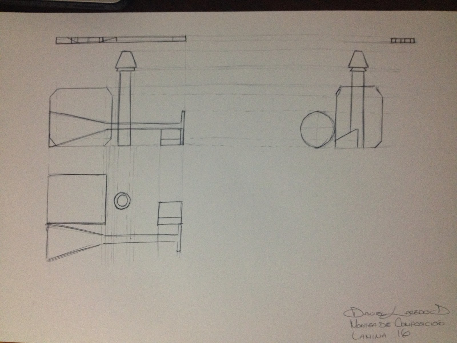 Daniel Laredo; Bitácora de Bocetaje y Visualización. : Composición ...