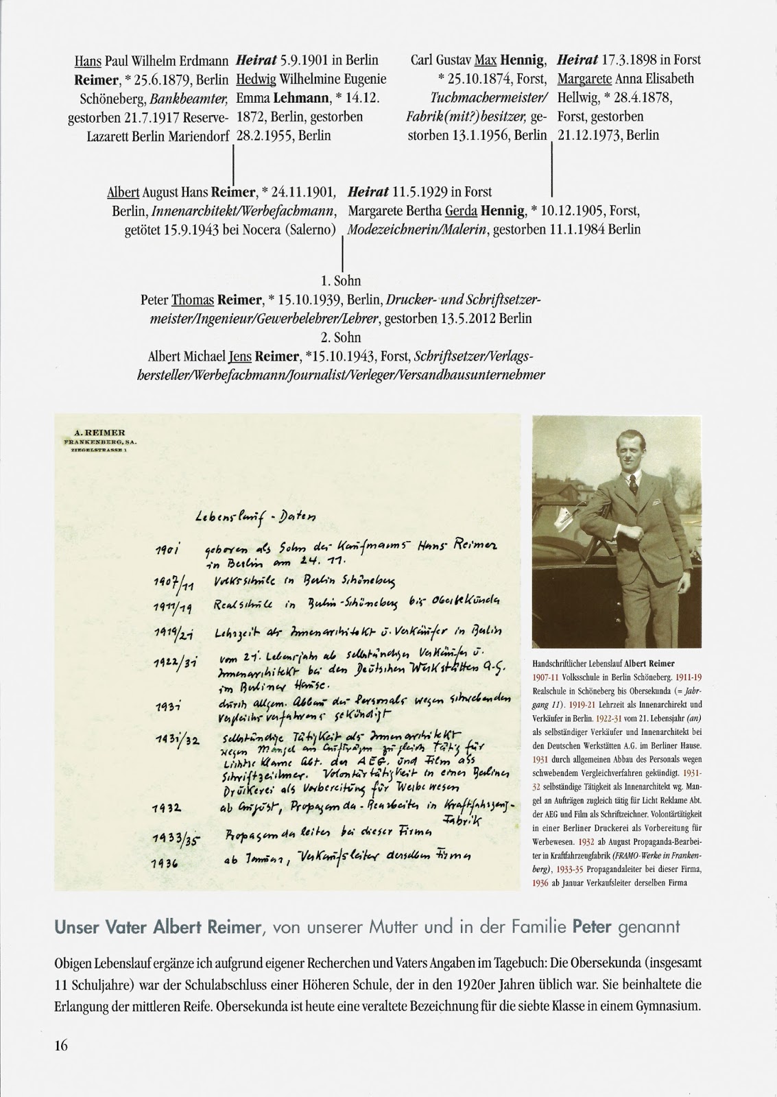 Reimer, eine Berliner Familiengeschichte, 1852-2016: Albert Reimer ...