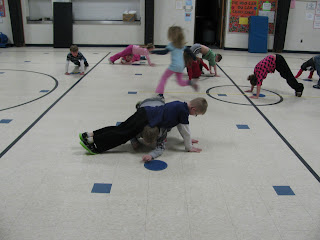 Carly's PE Games: P.E. Tumbling, Body Bowling, Scooter Game
