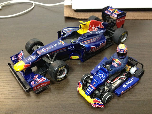 KYOSHOSAN: Red Bull Mini-Z F1 and dNaNo Kart