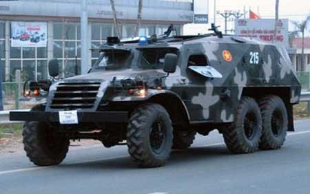 Vietnam 'revival' Armored Vehicle BTR-152 Military Transport