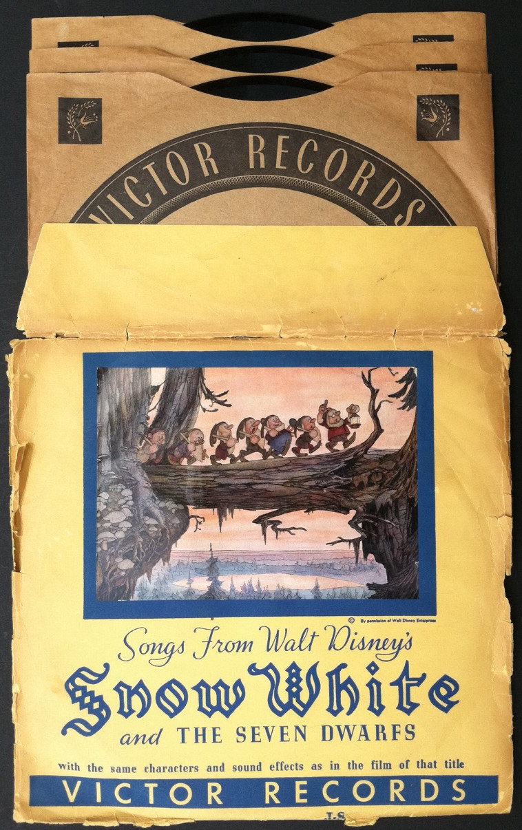Filmic Light - Snow White Archive: 1938 Snow White Soundtrack - 78 rpm ...