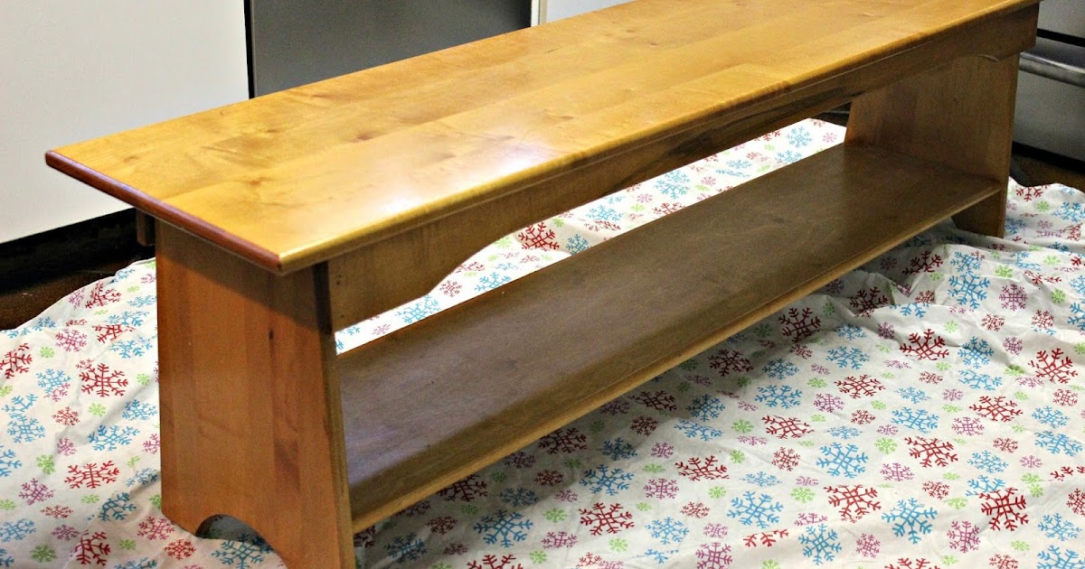 Grain Sack Inspired Painted Bench | Days of Chalk and Chocolate