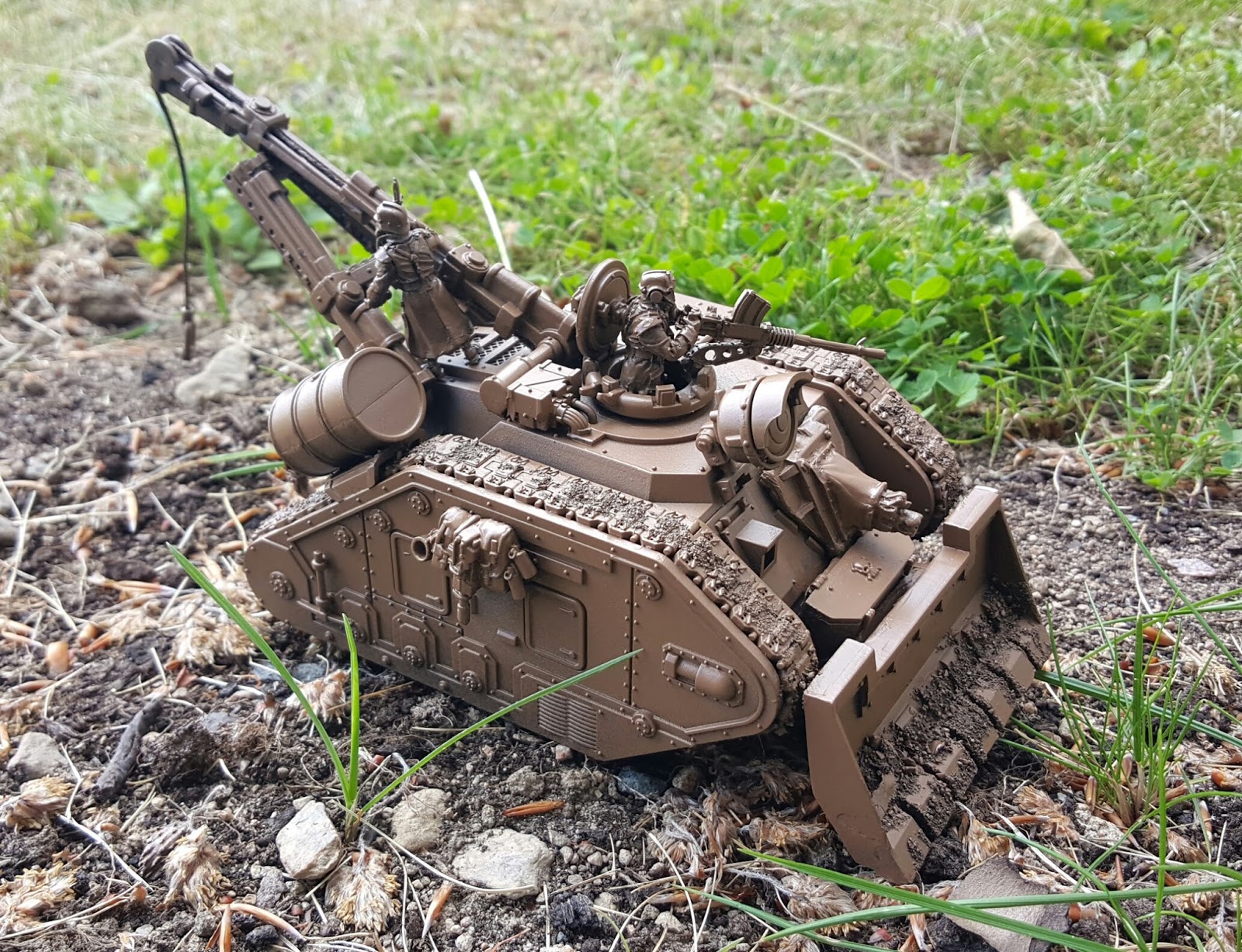 Kampfgruppe Engel: Wip - Atlas recovery vehicle, 40k