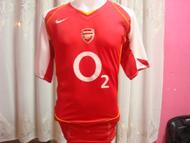 BundleWalla: Arsenal O2 Jersey SOLD