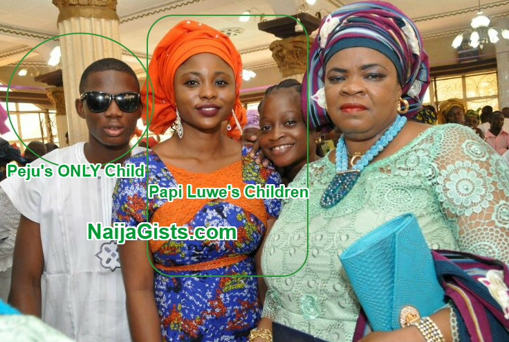 Photos: Meet Peju Ogunmola's ONLY Child & Sunday Omobolanle Aluwe ...