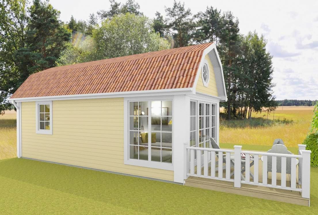 Den Vita Drömgården: Nu kan du köpa ritningar på "mina" Attefallshus