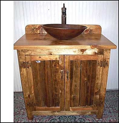 The Baños Y Muebles: Muebles de Baño Rústicos