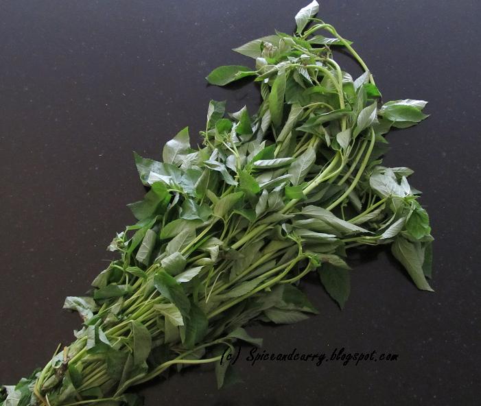 Spice and Curry: Paat Shak'er Porotha and Bora- Mulukhiya-Tender Jute ...