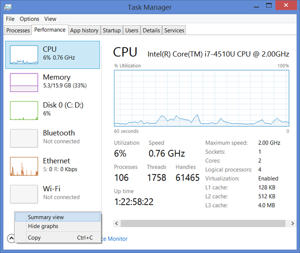 ACCESSING TASK MANAGER