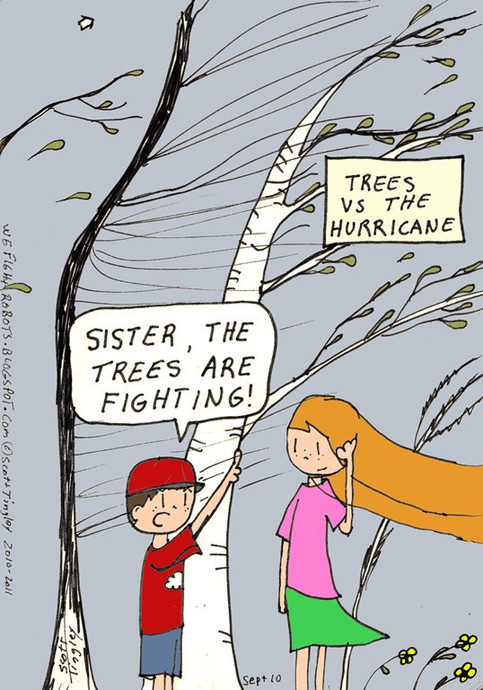 We Fight Robots: Tree Fight