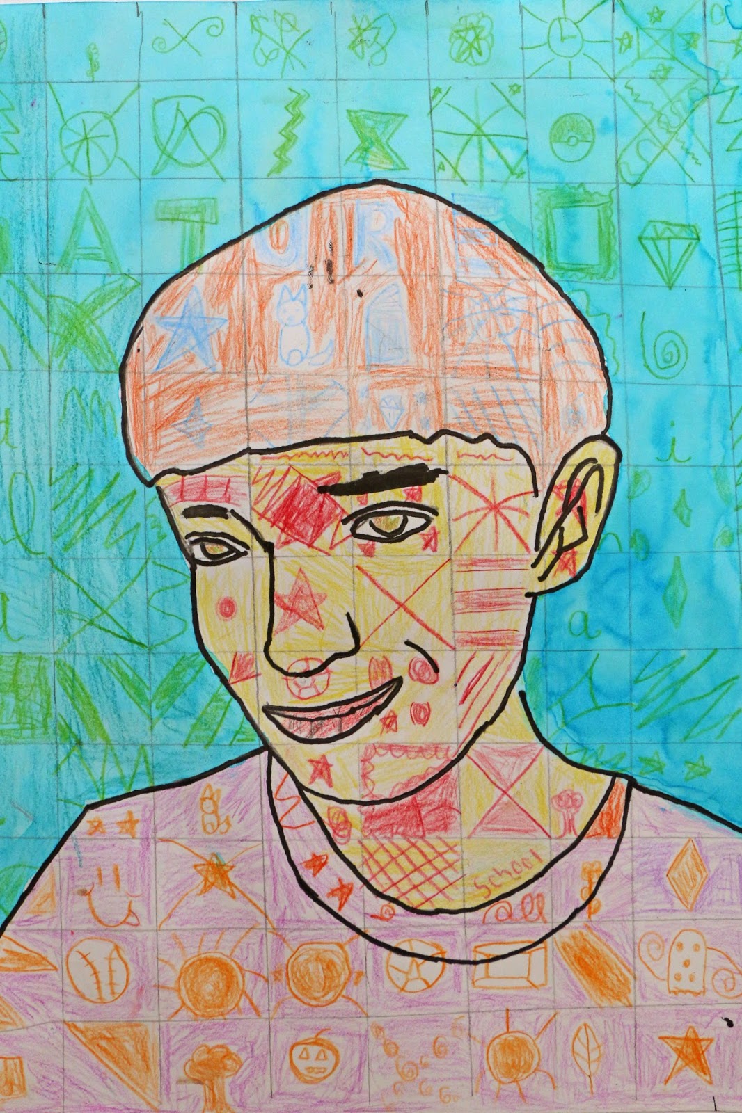 Salem Hyde Artroom : Sixth Grade Self - Portraits