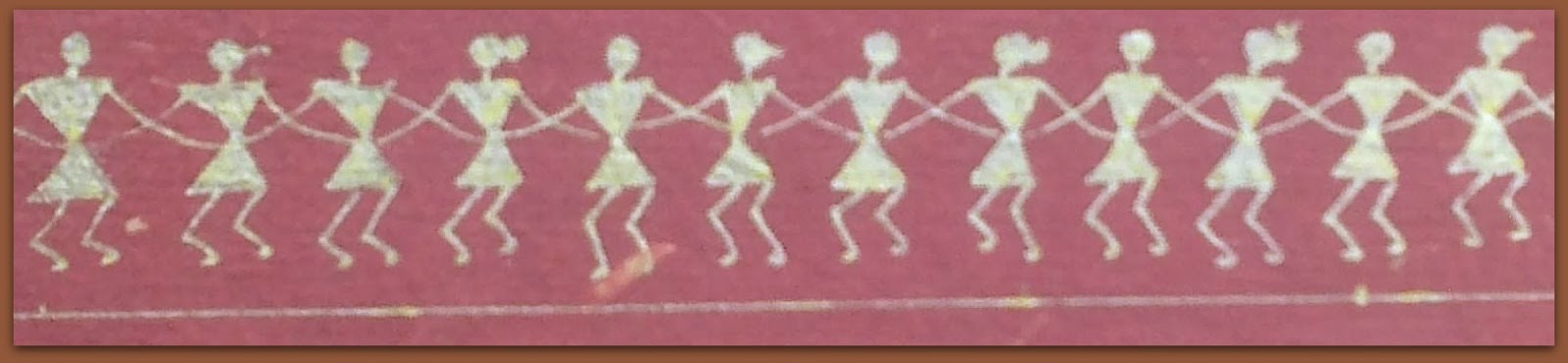 Annu's Calligraphy Portfolio: Warli Border