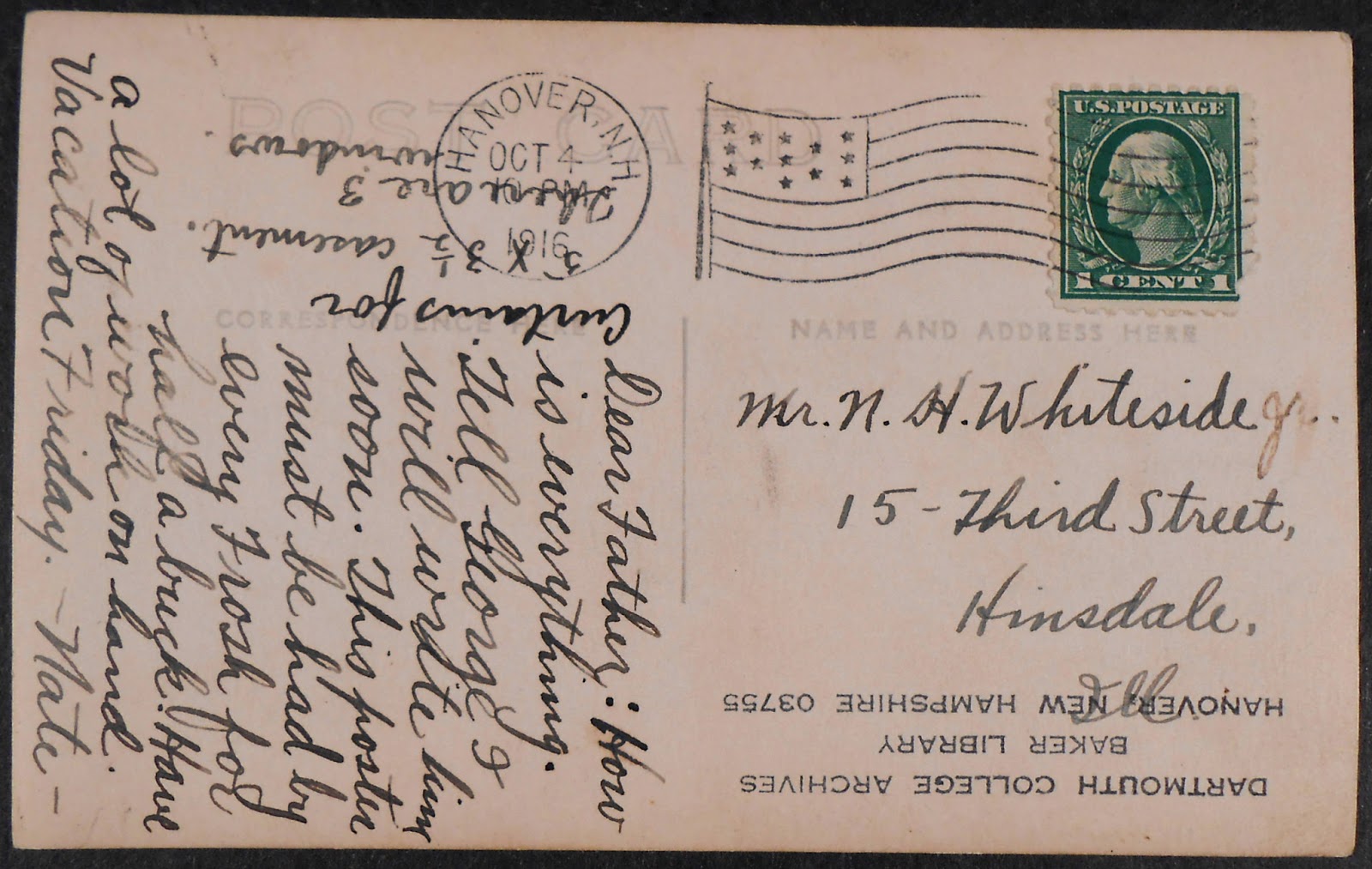 Rauner Special Collections Library: Postcards from the Green