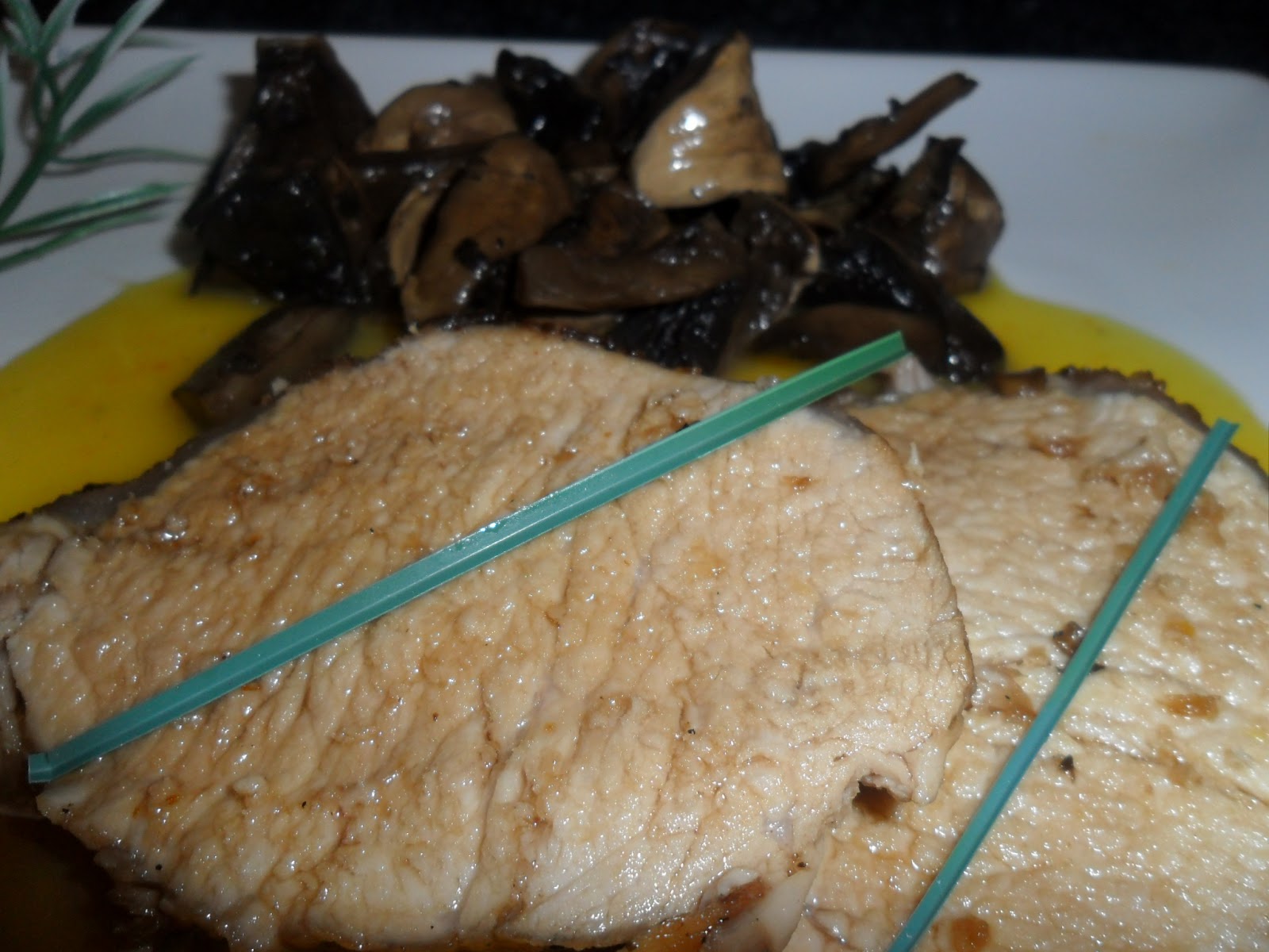 MARIANO CON DOS FOGONES: LOMO DE CERDO CARAMELIZADO A LA NARANJA